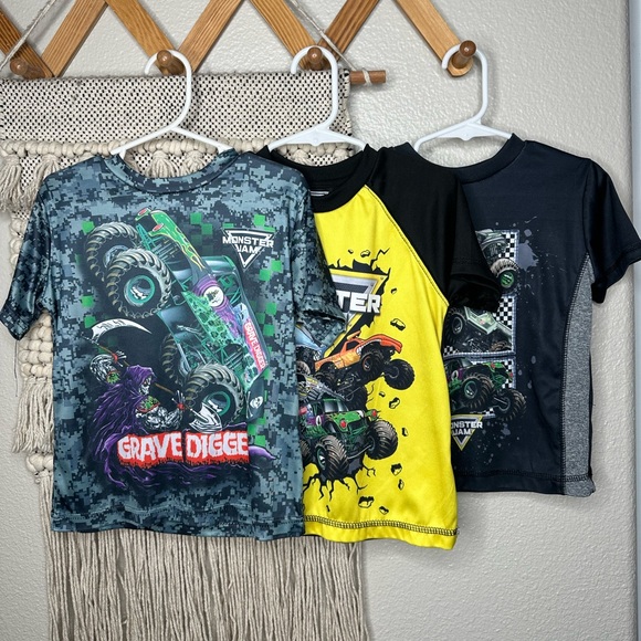 Shirts & Tops | Toddler Monster Jam Monster Truck Shirt Bundle | Poshmark